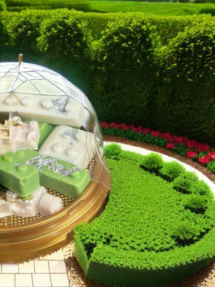 Шоколадное лего в куполе