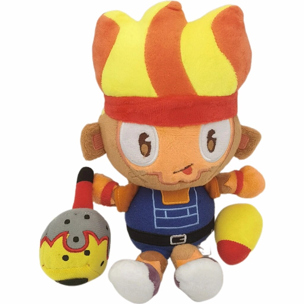 Официальный плюшевый мартышка-боксер из Bloons TD 6, 27 см, мягкая игрушка для детей и коллекционеров