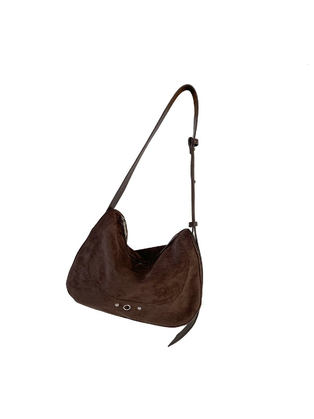 Осенне-зимняя сумка Suedes через плечо в корейском стиле, вместительное организованное хранение, Легкая сумочка через плечо для работы