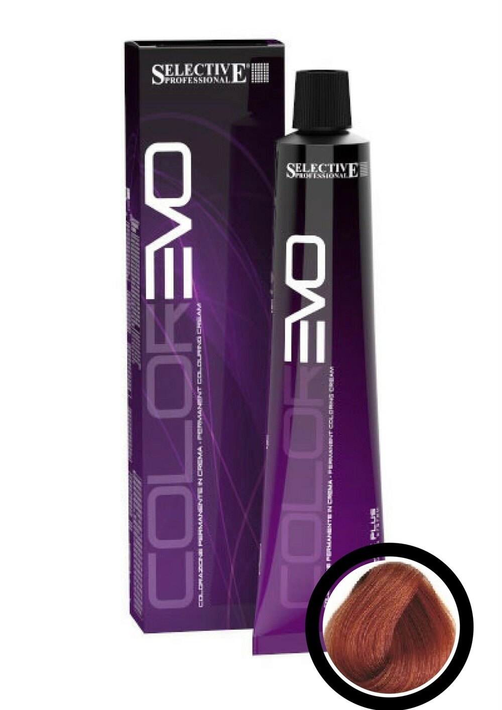 SELECTIVE PROFESSIONAL профессиональная крем-краска ColorEVO 7.4 блондин медный, 100 мл