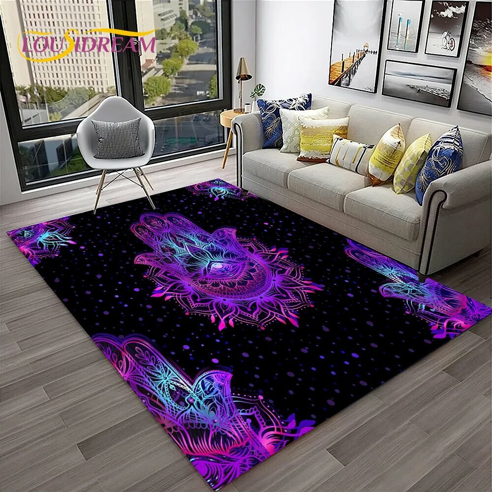 Ковёр LOUSIDREAM с изображением руки Хата 230x160cm, цвет 27