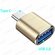 Адаптер USB A на USB C UGODDAG Желтый, Золотой