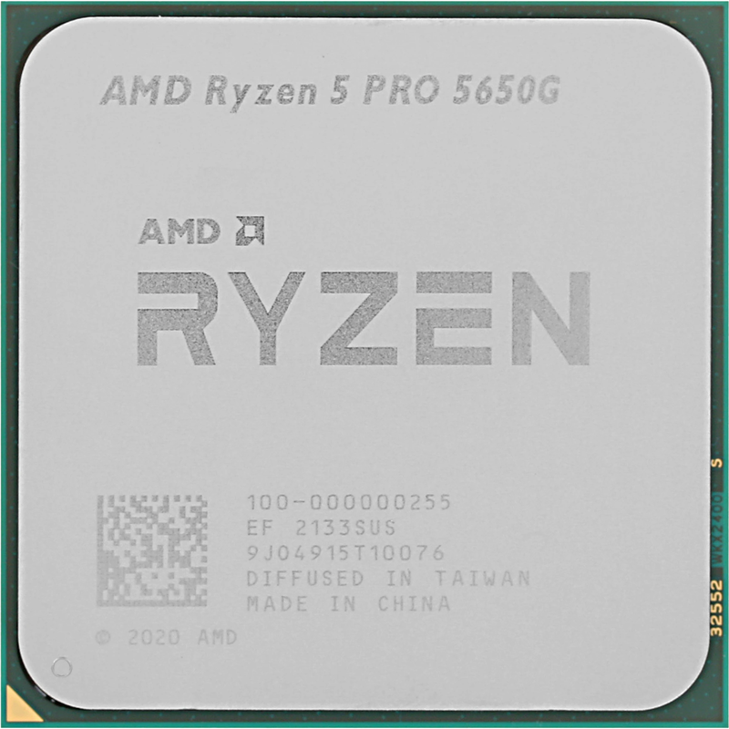 Процессор APU AM4 AMD Ryzen 5 PRO 5650G (Cezanne, 6C/12T, 3.9/4.4GHz, 16MB, 65W, Radeon Graphics) replacement of 5600G (100-000000252) OEM