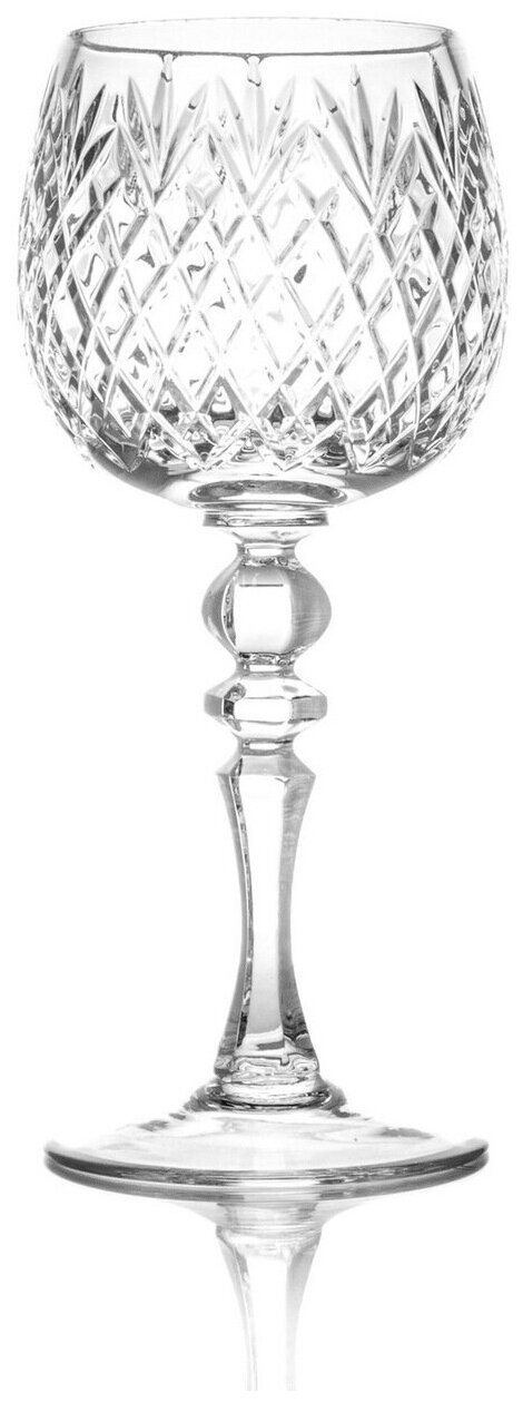 Бокалы хрустальные для вина Вуалька 300 мл 6 шт