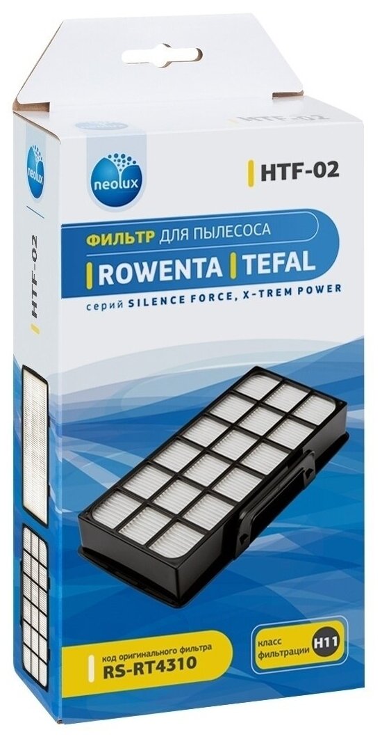 NEOLUX HTF-02 HEPA-фильтр для пылесосов Rowenta, Tefal