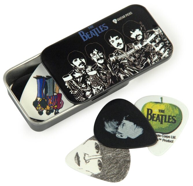 1CAB4-15BT3 Beatles Signature Sgt. Peppers Медиаторы в коробке, 15шт, Planet Waves