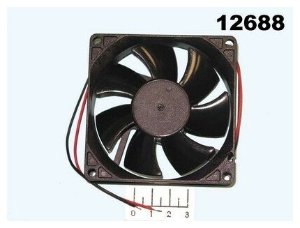 Вентилятор 24V 0.08A 80*80*25мм RQD-8025MS