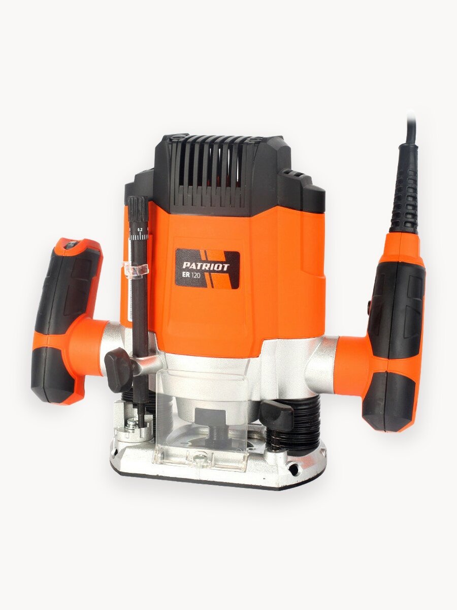 Фрезер Patriot ER 120, с возможностью подключения пылесоса, регулировка частоты вращения