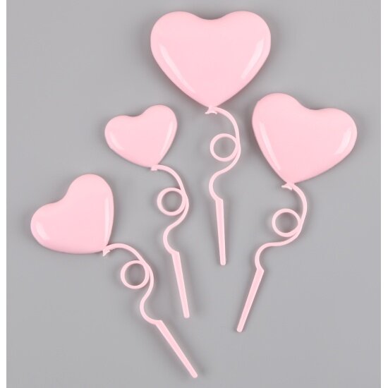 Набор для украшения Страна Карнавалия "Сердца", цвет розовый