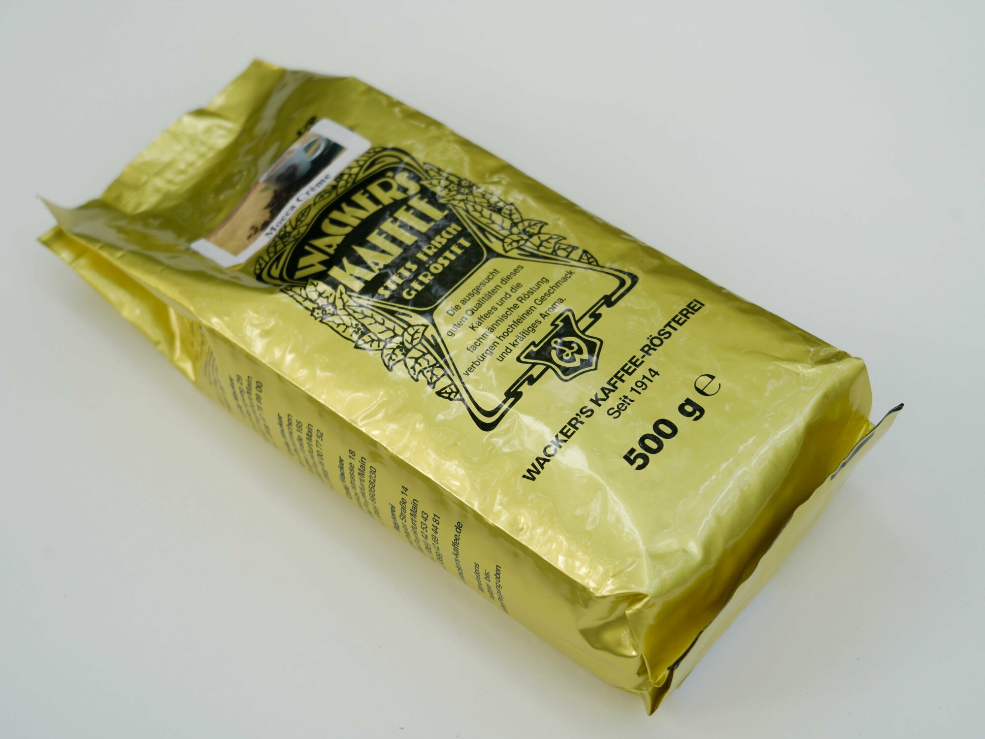 Кофе в зёрнах "Сливки Мокко" (500 гр), Wackers Kaffee