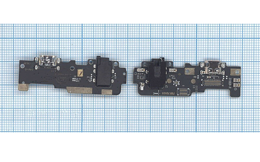 Разъем Micro USB для Meizu M3E (плата с системным разъемом)