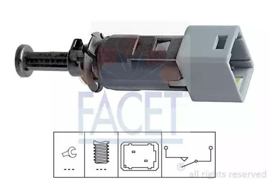 FACET 71150 Датчик стоп-сигнала RENAULT CLIO