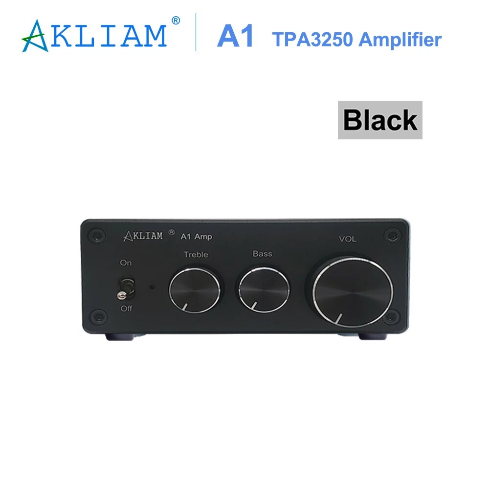 AkLIAM A1 TPA3250 Усилитель мощности 130 Вт Black
