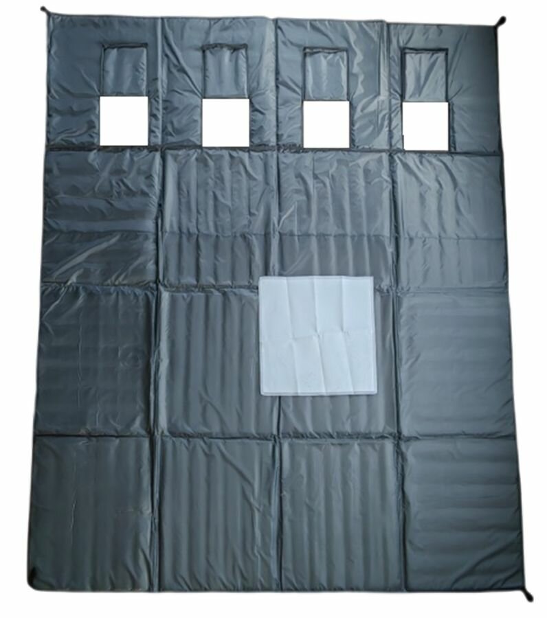 Зимний пол 2017 DX с огнеупорным ковриком для палаток 2.4 х 2.4 м