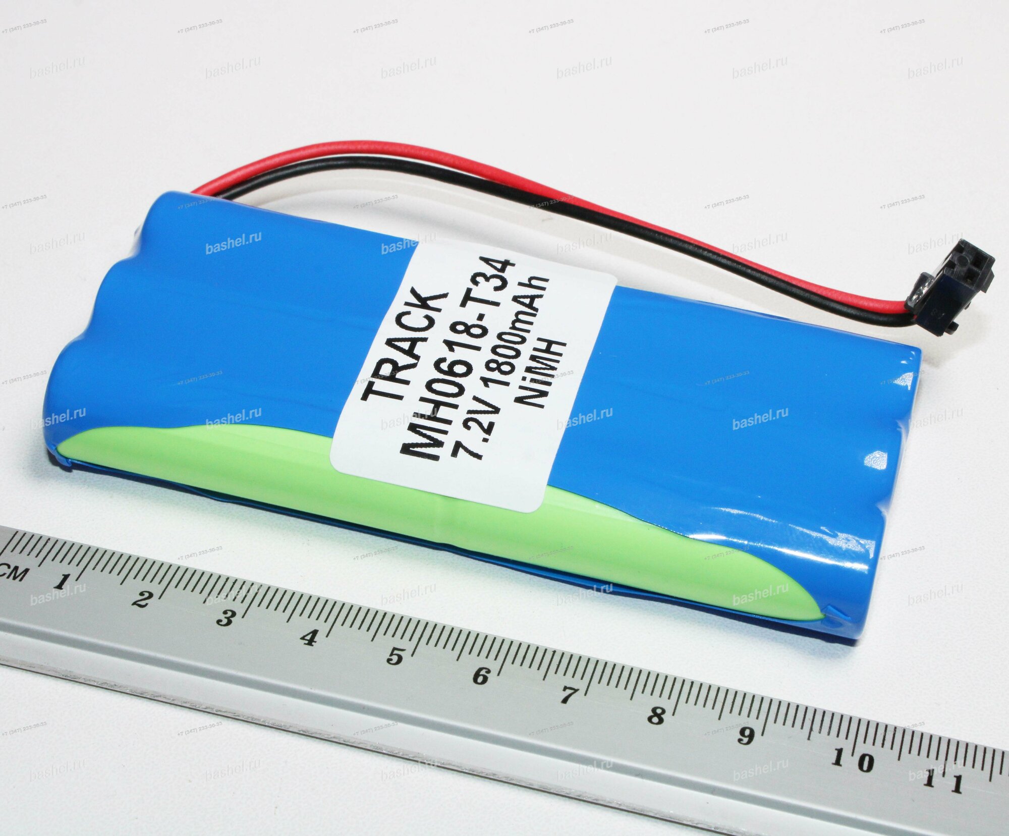 Аккумулятор TRACK MH0618/3-T34 (разъем JST SM2, 6*AA) 7,2 V, 1800 mAh, NIMH (для детских игрушек)