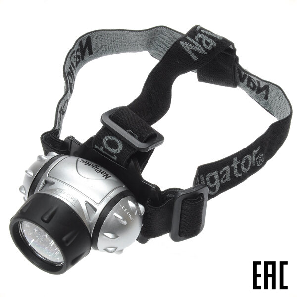 Фонарь налобный без элем. питания светодиодный IP44 Navigator 94917 NPT-H05-3AAA (2 шт. в комплекте)