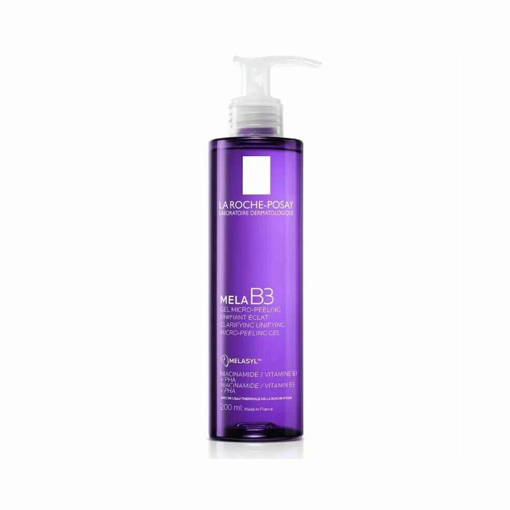 La Roche-Posay Mela B3 Gel Micro-Peeling Очищающий гель-пилинг против пигментации, 200 мл