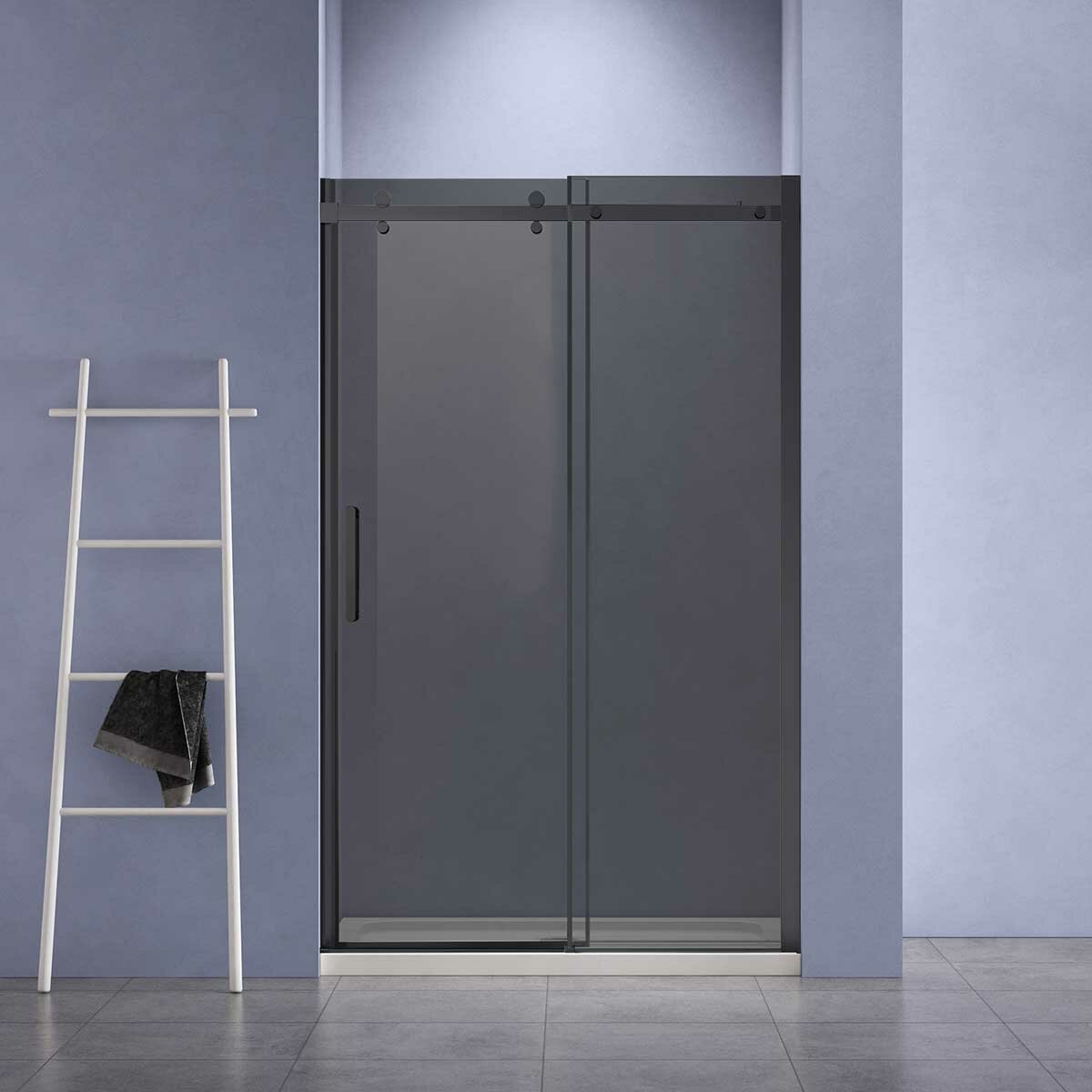 Душевая дверь Vincea Como-N 130x195 VDS-4CN130CGB стекло тонированное, профиль черный