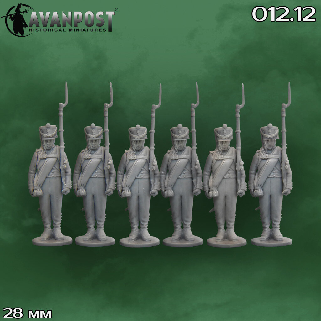 012.12АП Русская тяжёлая пехота: мушкетерская рота