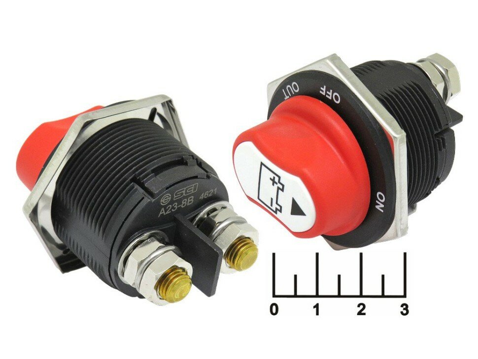 Выключатель массы с ручным управлением 32V 200A A23-8B