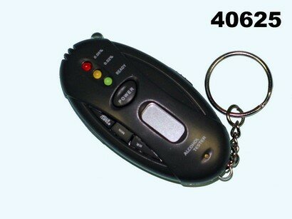 Алкотестер индикаторный с часами №2120
