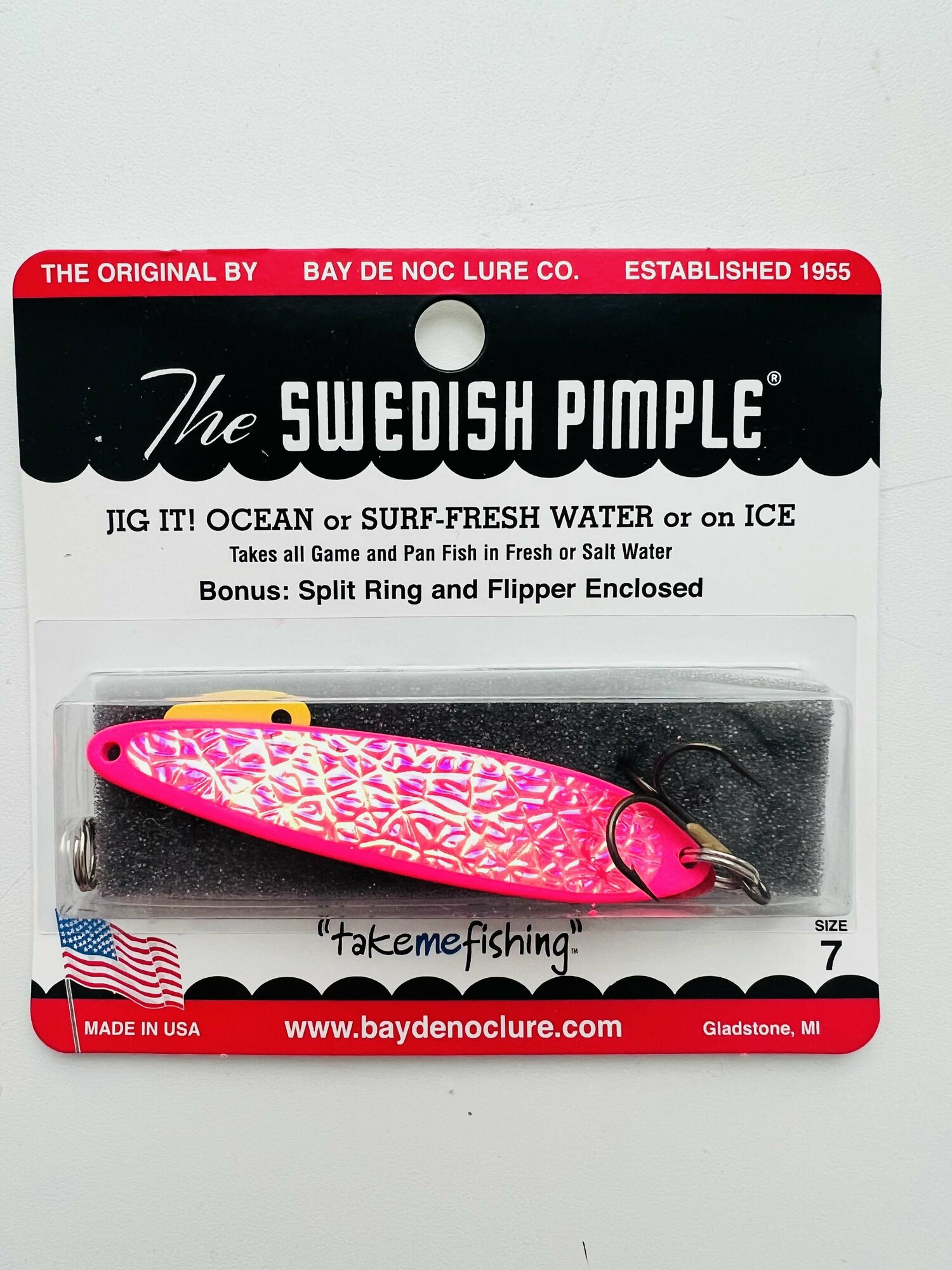 Блесна зимняя The Swedish Pimple 7