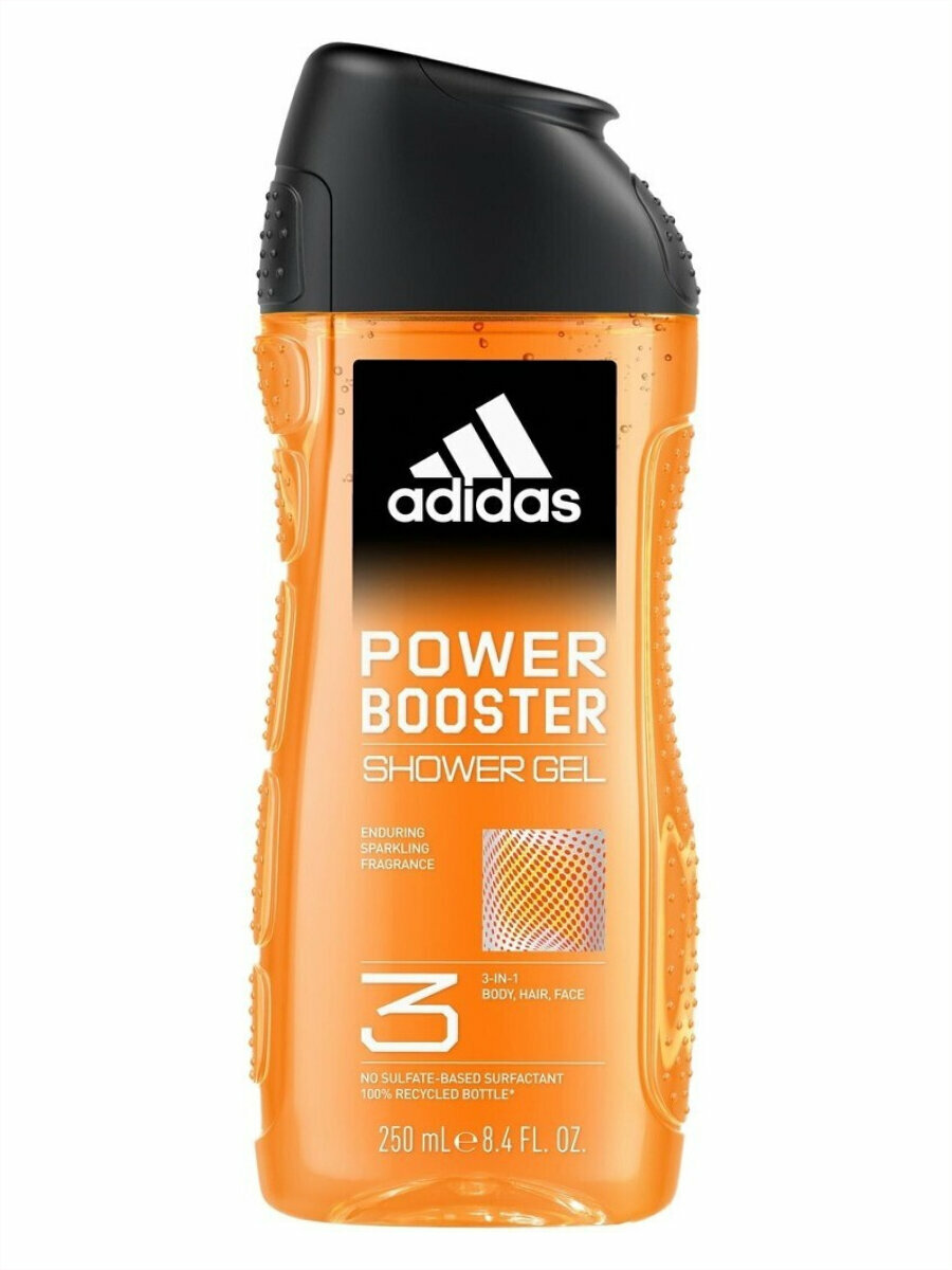 Adidas Power Booster Man гель для душа 3 в 1 250 мл