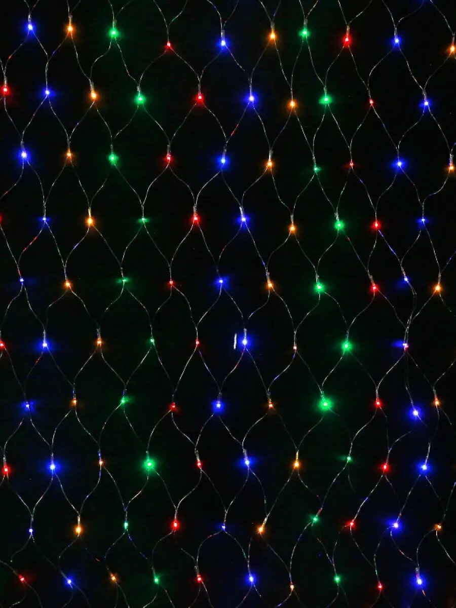 Новогодняя светодиодная гирлянда сетка 1,9х1,5м 320 LED ламп