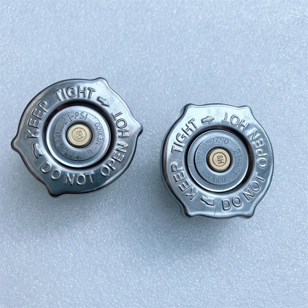 Крышка радиатора (крышка бачка для воды) 21 фунт, 5278767AB, 5278767AA, для: Wrangler JK, Charger, LX300C, Grand Cherokee WK, Compass, MK, 1999-2025 2PC