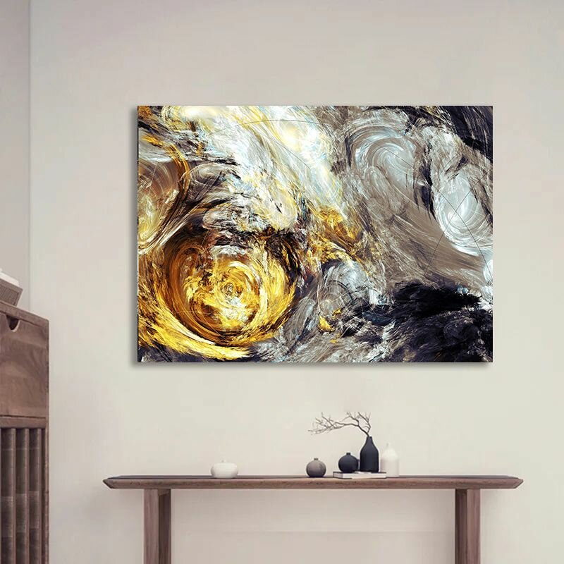 Абстракция картины для интерьера, абстрактная картина на стену, 50х70 см.