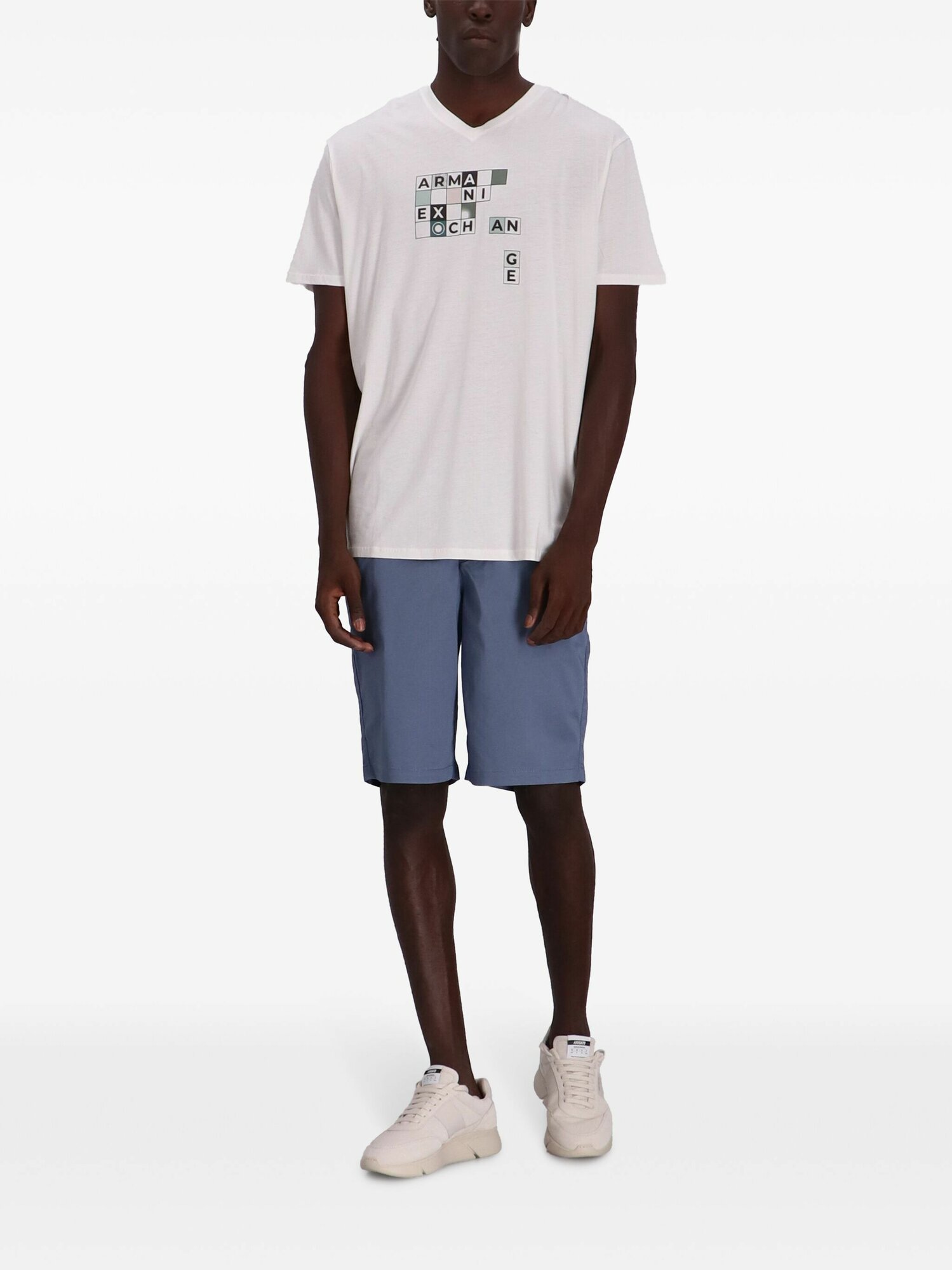 Футболка Armani Exchange, размер L, white — фото 1