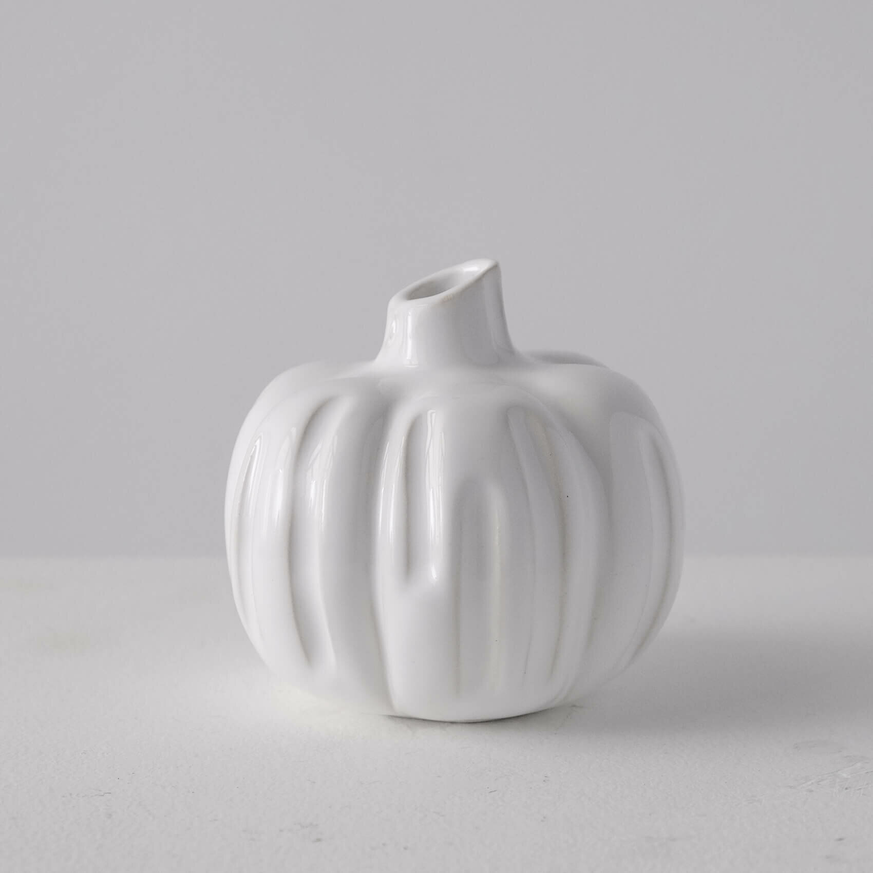 Тыква белая керамическая средняя, 11 см