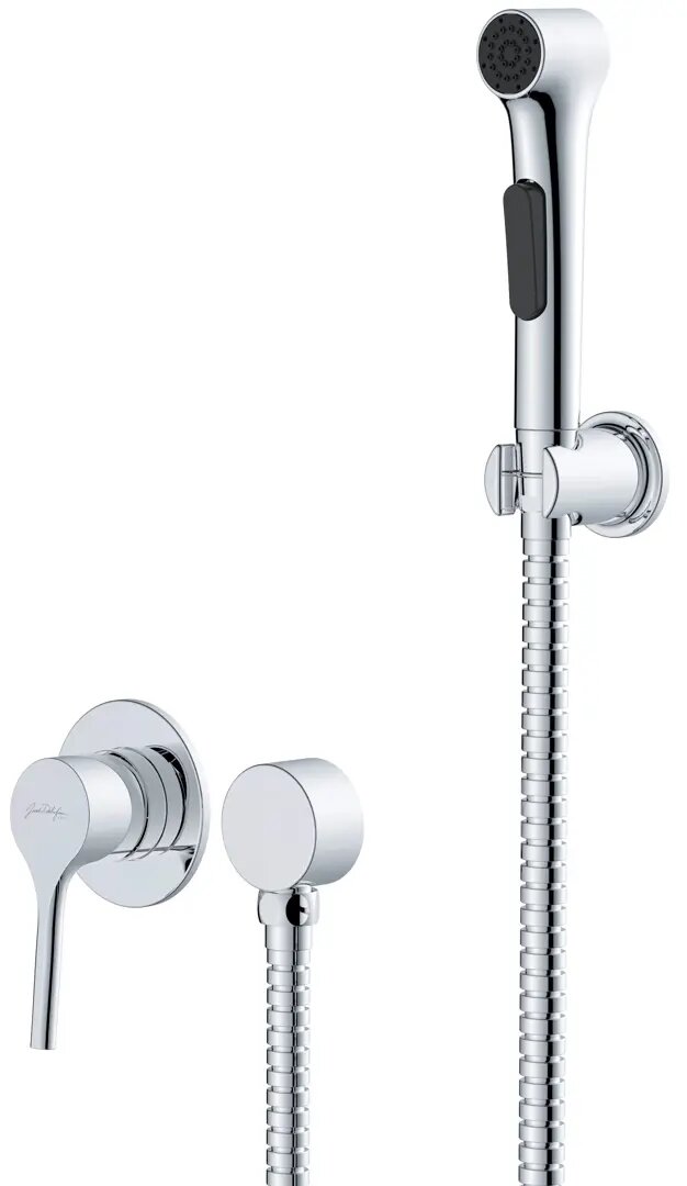 Гигиенический душ Jacob Delafon Elite E24610-CP, набор со смесителем, цвет хром
