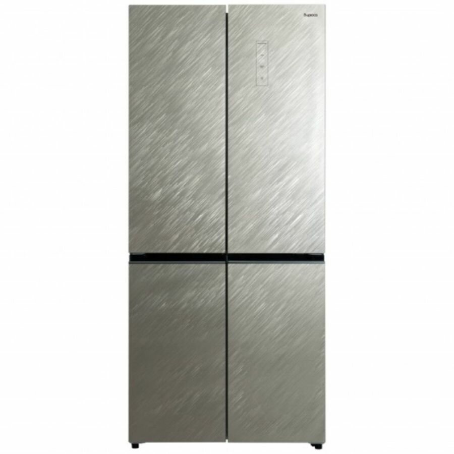 Холодильник Бирюса Side-by-Side CD 496 TGG, бежевое стекло