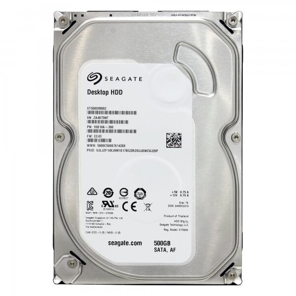 Жесткий диск Seagate 1BD142 500Gb SATAIII 3,5" HDD