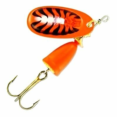 Блесна Vibrax Fluorescent 5 (Blue Fox), вращ, 13гр - OCW