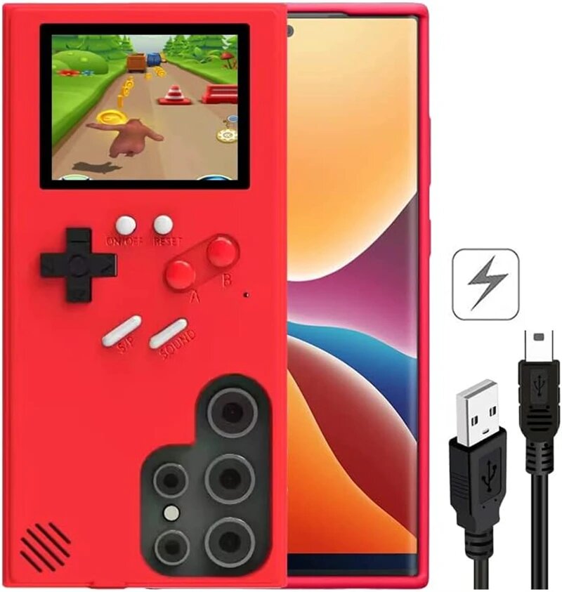 Ретро чехол Game Boy для Samsung Galaxy S20 Red