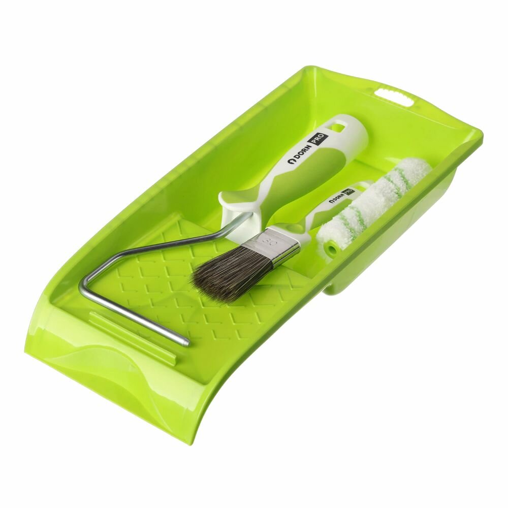 Валик для пропиток высокоемкий с ручкой, кистью и емкостью 10 см