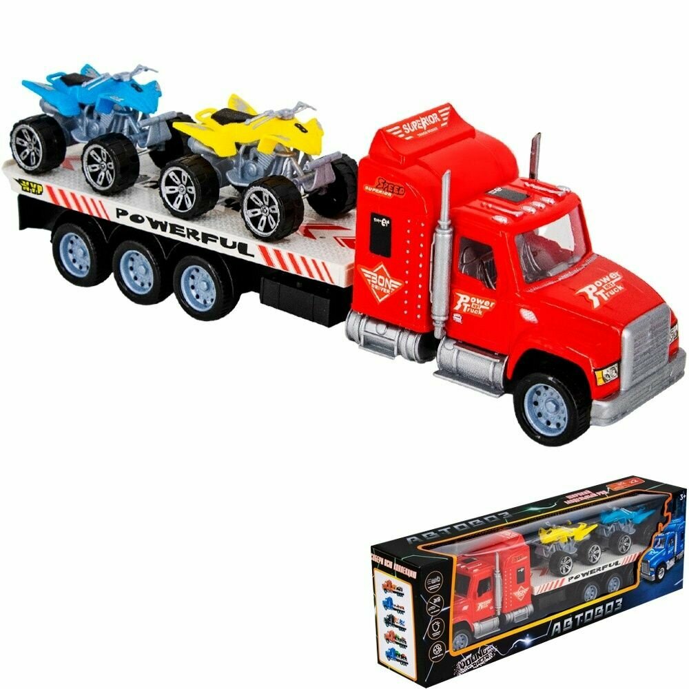 Автовоз инерционный Young Racer полимеры, от 3 лет, с механизмом (FCJ1042332)