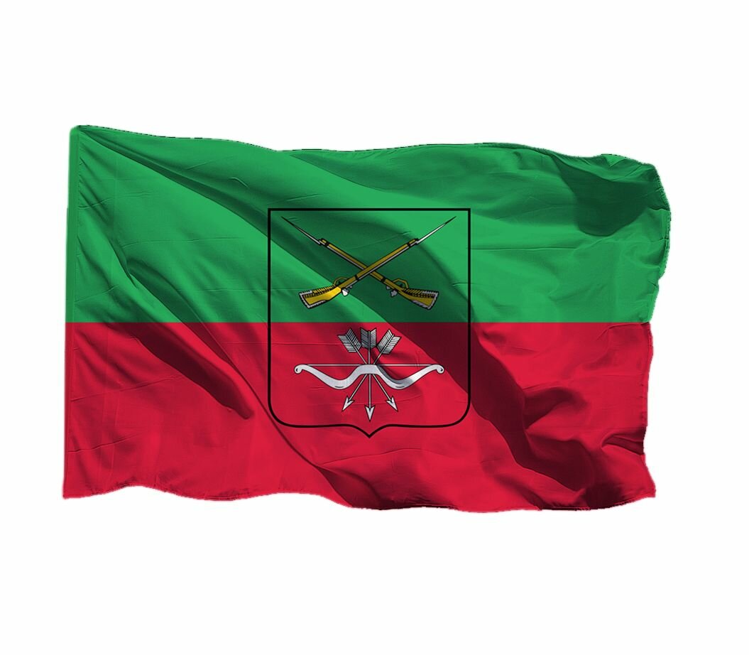 Односторонний флаг Запорожской области России, 90х135 см на атласе