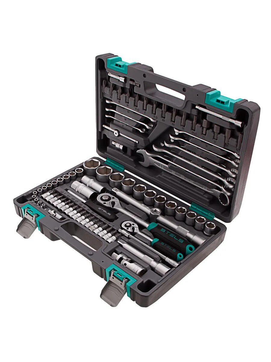 Набор инструментов для автомобиля 1/2 и 1/4, 82 предмета