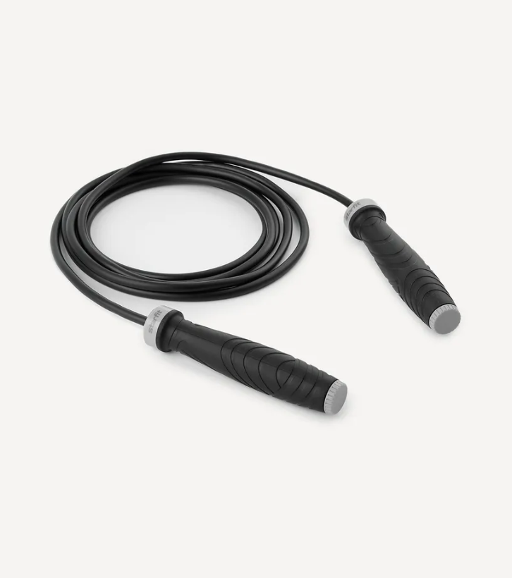 Скакалка STARFIT RP-601 ПВХ, с утяжелителями, 3 м, черный