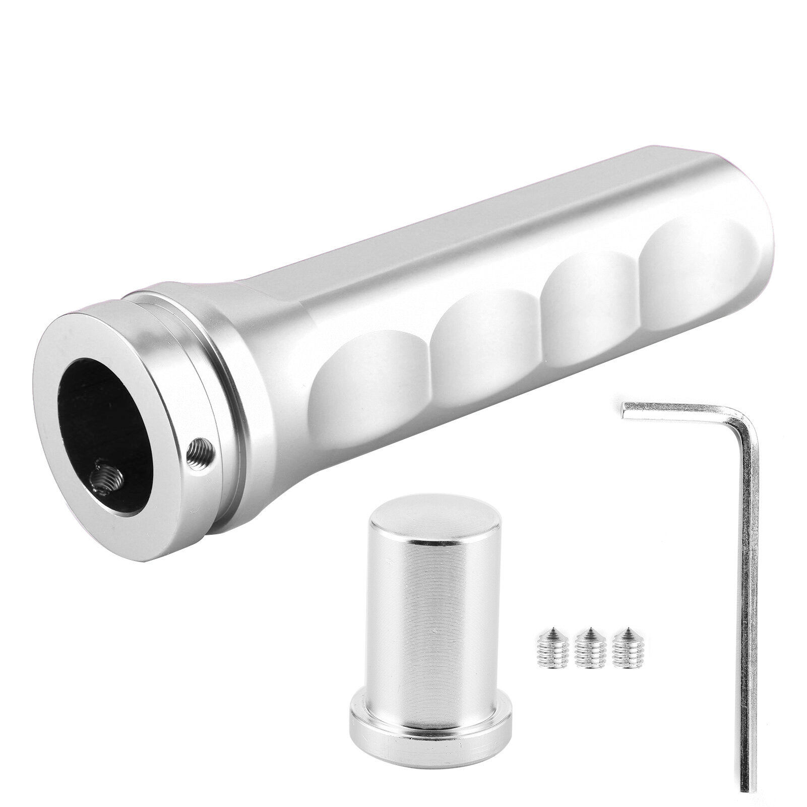 Универсальная Втулка Ручки Ручного Тормоза Противоскользящая Крышка Ручного Тормоза Аксессуар для Авто (Серебристый)