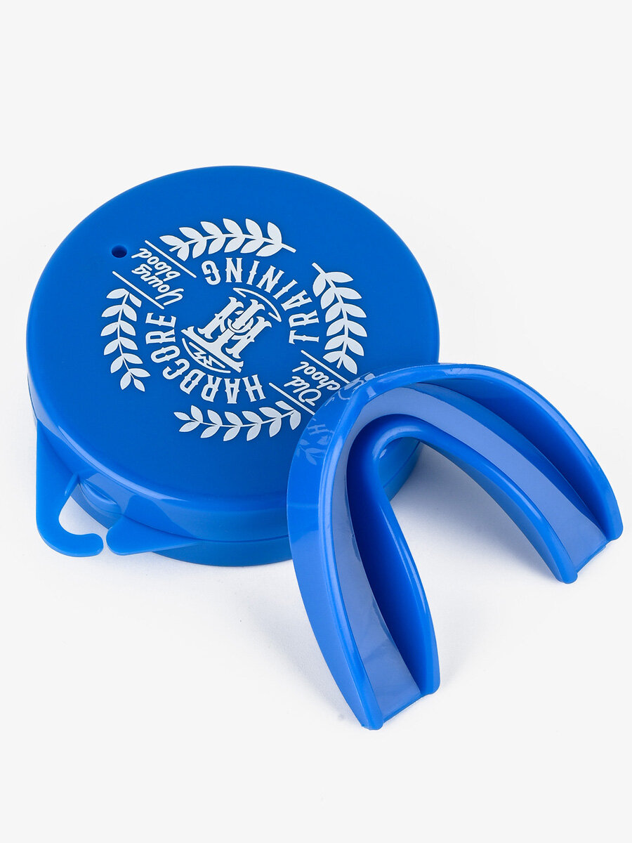 Боксерская капа Hardcore Training Base Blue для бокса и единоборств