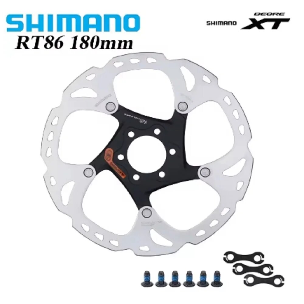 Shimano Deore XT RT86 Диск тормозной 180 мм, 6 болтов