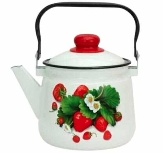 Чайник 3,5 л Земляника г. Магнитогорск /4x01-2713x4-Земляника