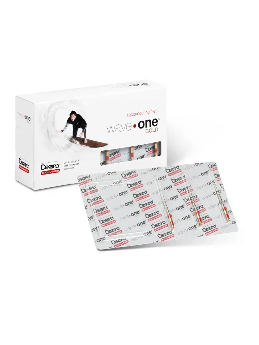 WAVEONE GOLD Primary 6-file Ster 25 мм (красный)
