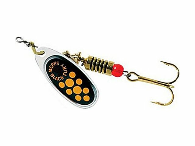 Блесна вращающаяся MEPPS BLACK FURY (4,5гр/Silver/Yellow)