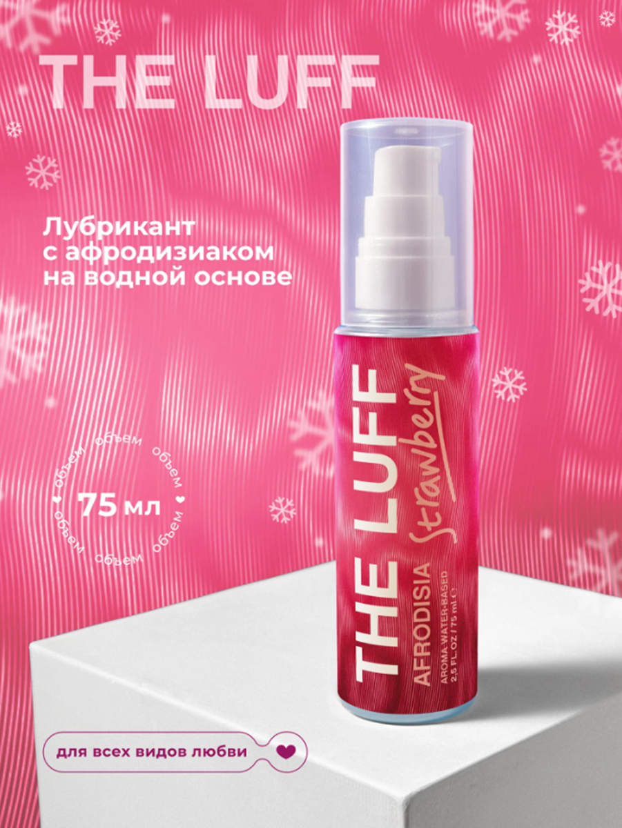 Интимный гель с ароматами афродизиаков The Luff aroma Strawberry 75 мл