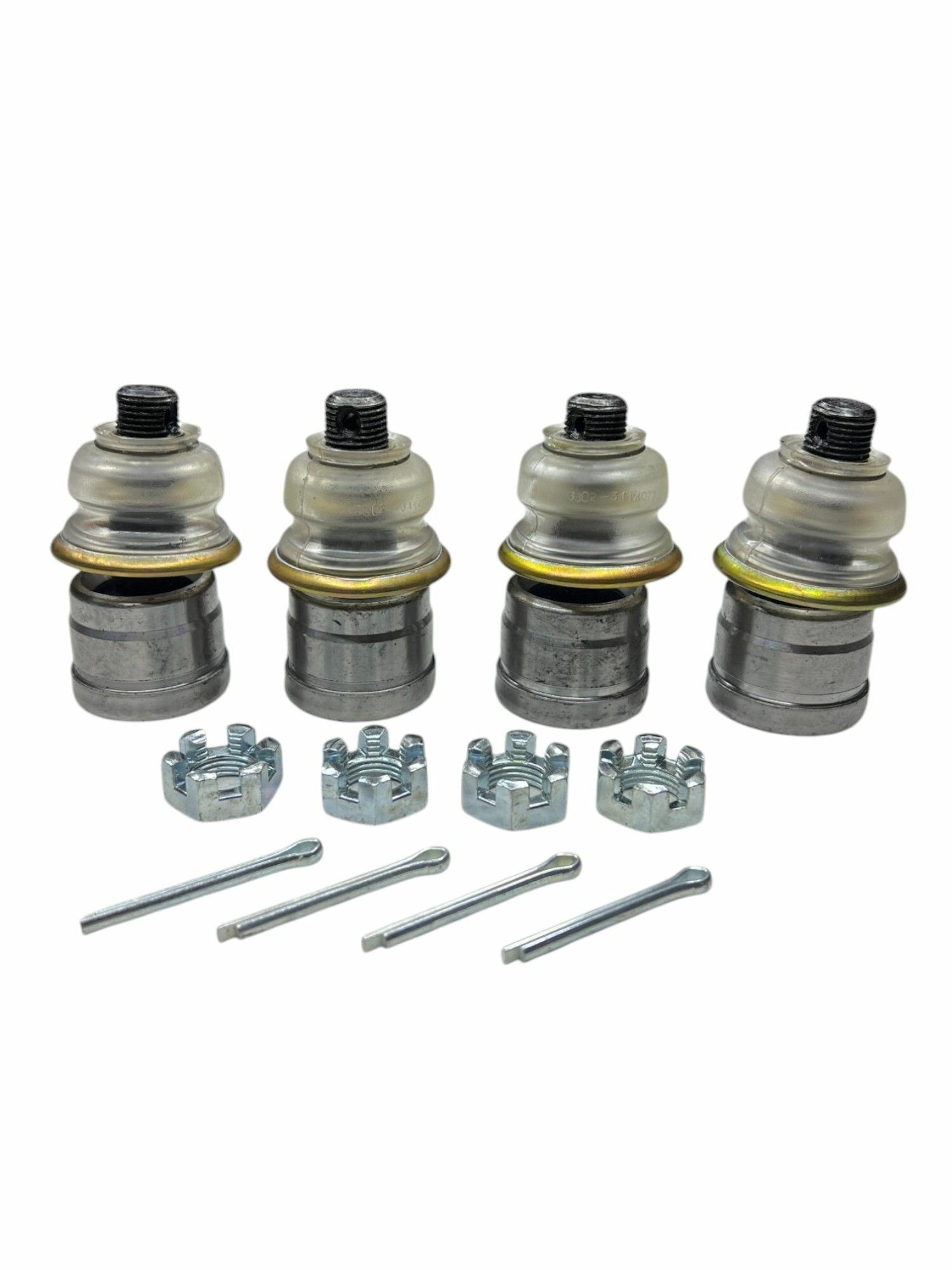 Шарнир рулевой тяги ГАЗель, Соболь в сборе, комплект из 4 шт. в упаковке G-PART, ГАЗ